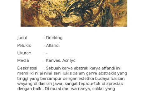 Detail Contoh Apresiasi Lukisan Koleksi Nomer