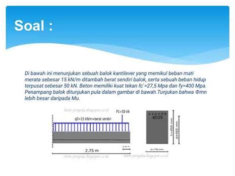 Contoh Soal Struktur Beton Bertulang I YouTube