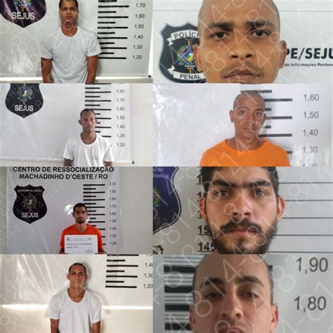 Saiba quem são os oito fugitivos da penitenciária de Machadinho d Oeste
