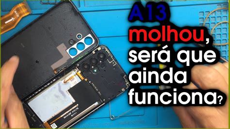Samsung A13 molhou como recuperar o aparelho segurança através da