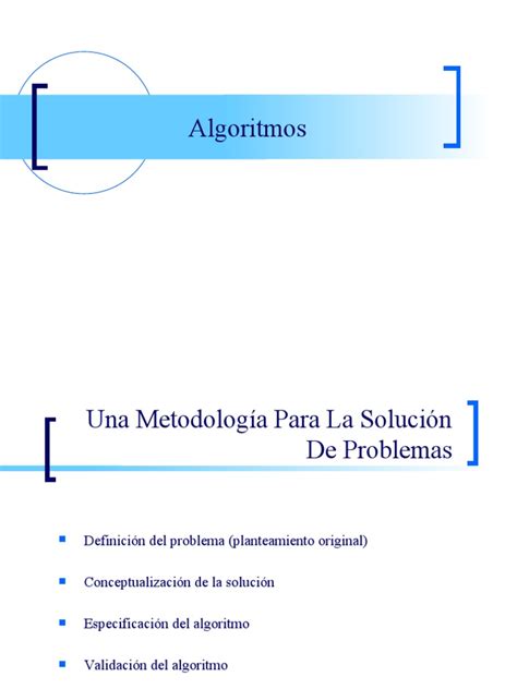 clase 02 algoritmo pdf algoritmos variable informática