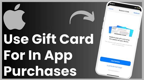 How To Use Apple Gift Card For In App Purchases YouTube