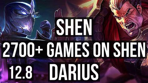 SHEN Vs DARIUS TOP 4 9M Mastery 2700 Games 6 Solo Kills 8 3 14