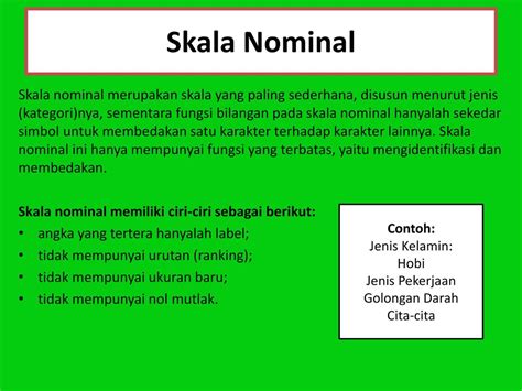 Detail Contoh Skala Nominal Koleksi Nomer 7