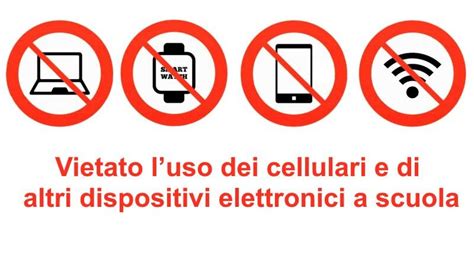 Guerriero Al Di L Dissotterrare Vietato L Uso Di Telefoni Cellulari