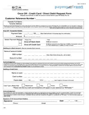 21 Printable Direct Debit Request Authority Form Templates Fillable