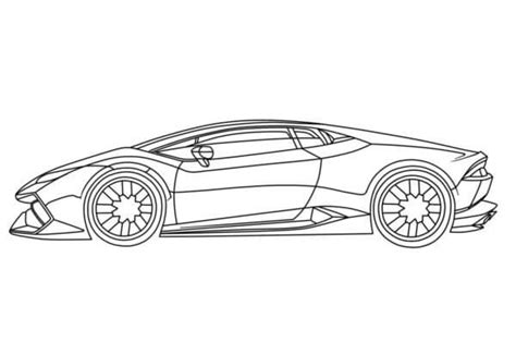 Lamborghini Hurac N B Sico Para Colorear Imprimir E Dibujar Coloringlib