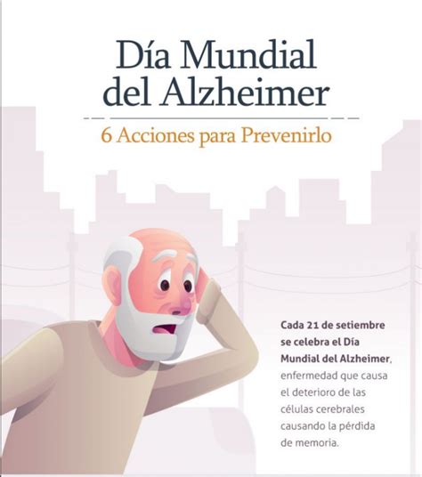 Día Mundial del Alzheimer 6 acciones para prevenirlo