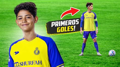 PRIMEROS GOLES DE RONALDO JR CON EL AL NASSR CRISTIANO JR SORPRENDIÓ
