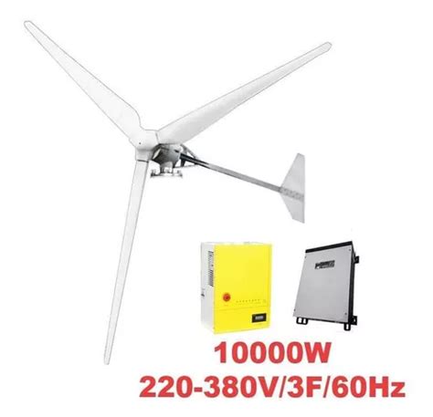 Energía Eólica Industrial Mxpwk 001 Generador 10000w 380v