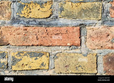 Harmonic Pattern Of Brick Wall Structure In Red Stock Photo Alamy