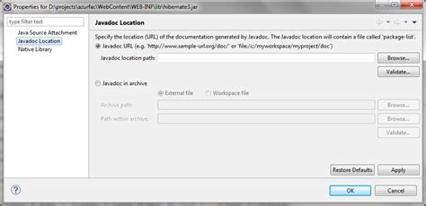 Java Eclipse Add Javadoc Stack Overflow