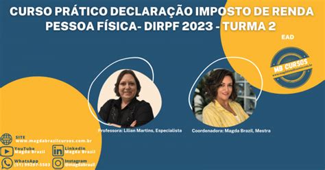 CURSO PRÁTICO DECLARAÇÃO IMPOSTO DE RENDA PESSOA FÍSICA DIRPF 2023