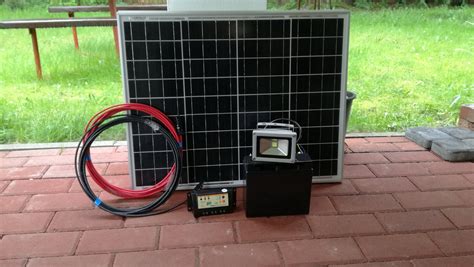 Panel Solar Fotowoltaika Zestaw Działka LED USB 7554856116 Allegro pl