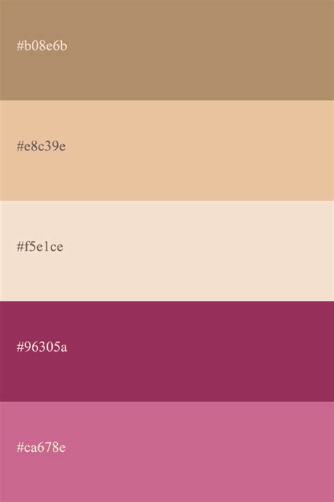 Palettes De Couleurs Beige Inspirantes Combinaisons