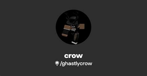 Crow Twitter Instagram Facebook Tiktok Twitch Linktree