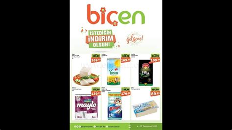 Biçen Market Fırsatları Kampanyalar 04 17 Temmuz 2023 YouTube