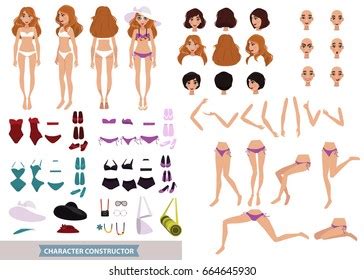 Los Iconos Musculares Establecen El Vector Vector De Stock Libre De