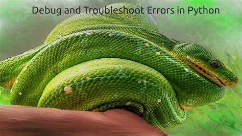 error handling try except logging and debugging in python youtube