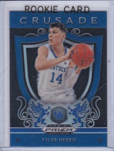 TYLER HERRO ROOKIE CARD 2019 Crusade Draft Picks RARE BLUE PRIZMS