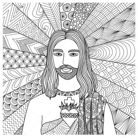 Jesus Cristo Para Colorir