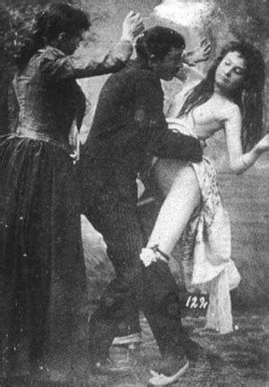 1800s Victorian Vintage Nude Telegraph