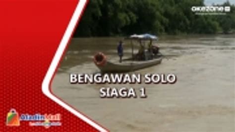 Sungai Bengawan Solo Di Bojonegoro Kembali Siaga 1 Warga Diminta