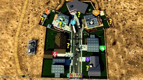 Nuketown Map Layout