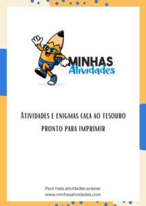Atividades E Enigmas Ca A Ao Tesouro Pronto Para Imprimir