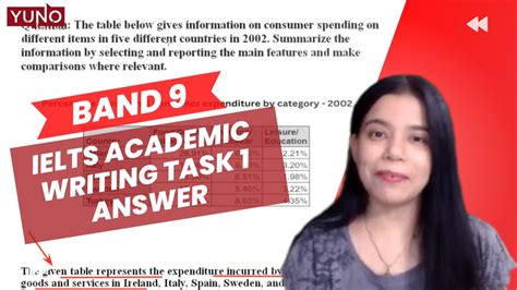 Band 9 Answer For IELTS Academic Writing Task 1 Yuno Learning YouTube