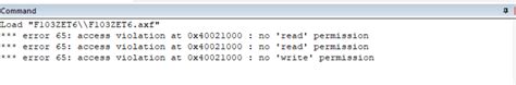 keil软件仿真stm32时出现“no ‘write‘ permission” “no ‘read‘ permission ”的错误 no write permission csdn博客