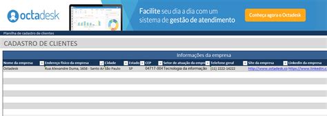 Modelo Cadastro De Clientes No Excel V Rios Modelos
