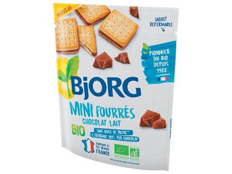 Bjorg mini fourrés choco lait Lidl France Archive des offres