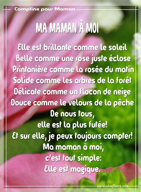 Poeme Pour Maman