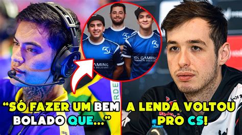 FNX ABRE O JOGO Sobre RETORNO Da SK Volta Nossa Line Antiga E