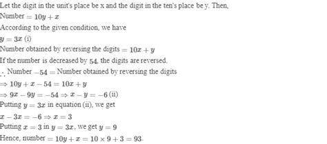 the tens digits of a two digit number exceeds the units digit by 5 if the digits are reversed