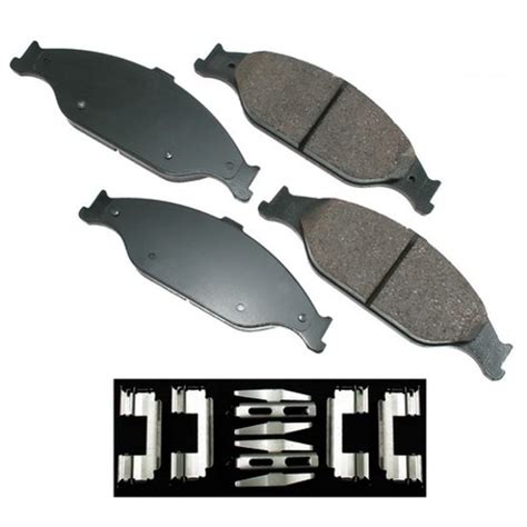 Akebono PRO ACT Ultra Premium Brake Pad Set Ceramic Walmart