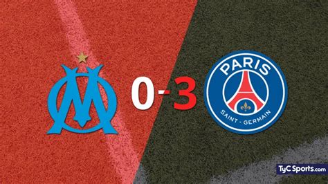 Olympique de Marsella vs PSG en vivo seguí el partido minuto a minuto