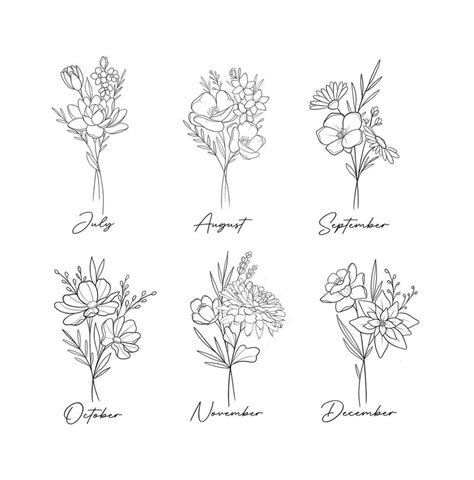 Fine Line Flower Bouquet Tattoo On The Inner Forearm Artofit