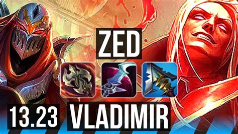 Zed Vs Vlad Mid Solo Kills Games Legendary Na Master