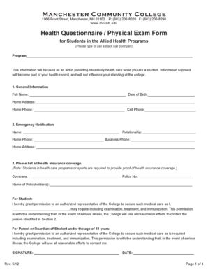 Fillable Online Mccnh Explanatory Notes For Mccnh Fax Email Print