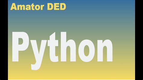 Python Youtube