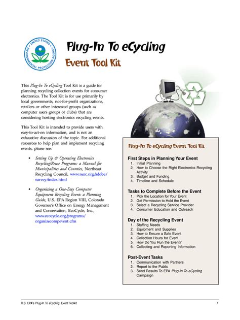 Fillable Online Infohouse P2ric Plug In To ECycling Infohouse P2ric