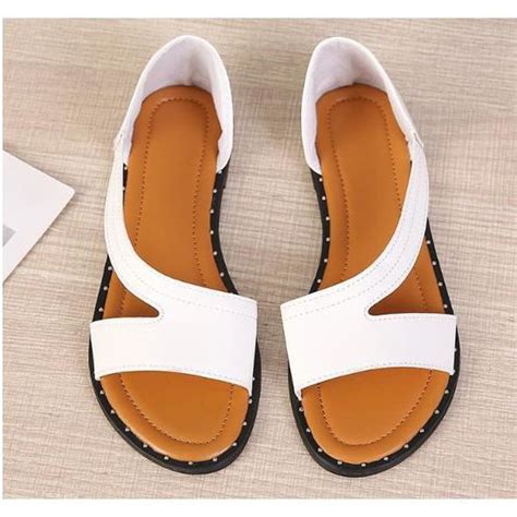 Sandales Femme Plates 2020 été Rome Mode Sandales Nu Pieds Confortable