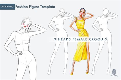 Female Croquis Templates