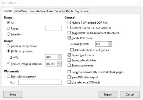 how to create a fillable pdf form in libreoffice