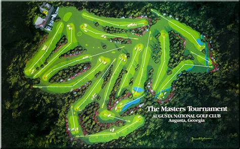 Printable Augusta National Course Map