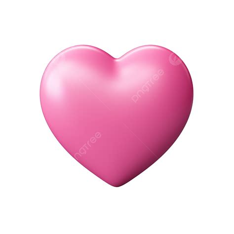 Pink Heart Love Emoji Png Heart Love Sweet PNG Transparent Image And