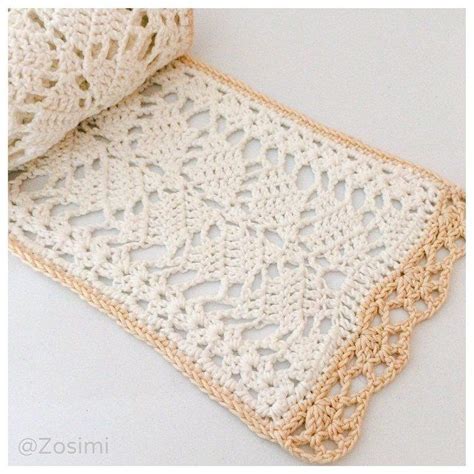 Caminho de mesa de crochê 35 peças para te inspirar e modelos passo a