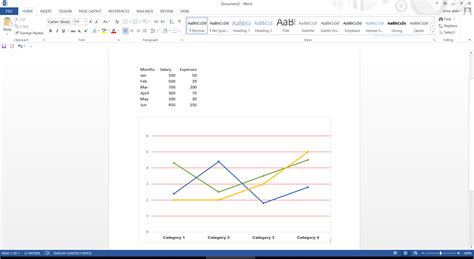 Как построить граф в word